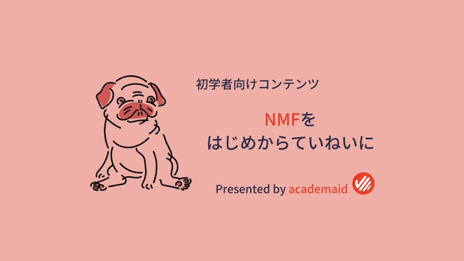 【徹底解説】NMFをはじめからていねいに | Academaid